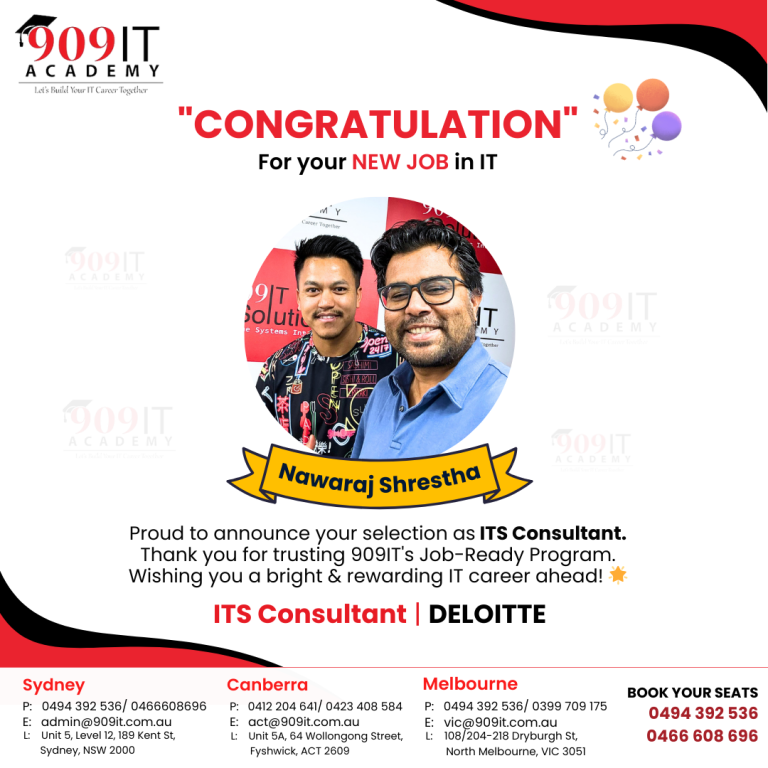 Australia's Leading IT Training Provider - 909IT Academy