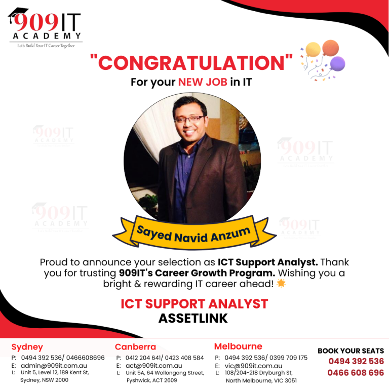 Australia's Leading IT Training Provider - 909IT Academy